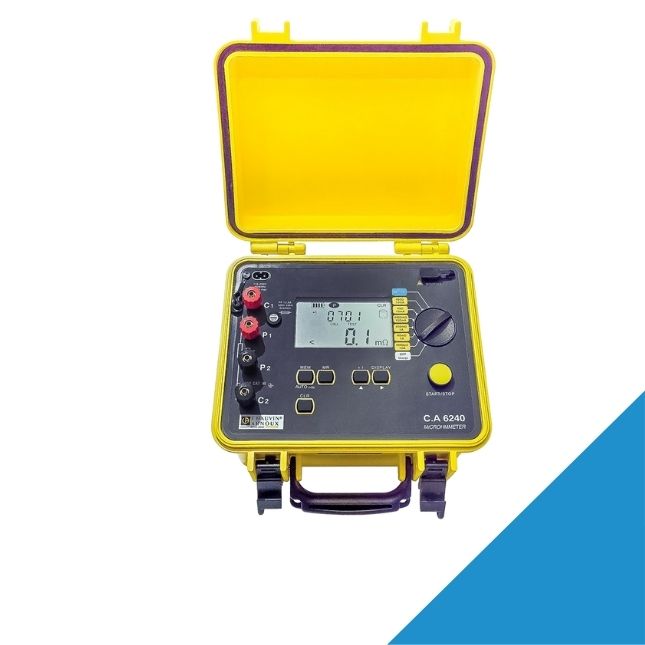 Chauvin Arnoux CA 6240 10A microohmmeter Wide measurement range from 5 ...